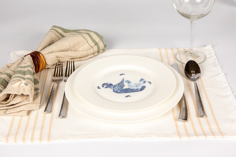 Customized Dinner Plate Imported Fine Bone China 9": Available of Any ...