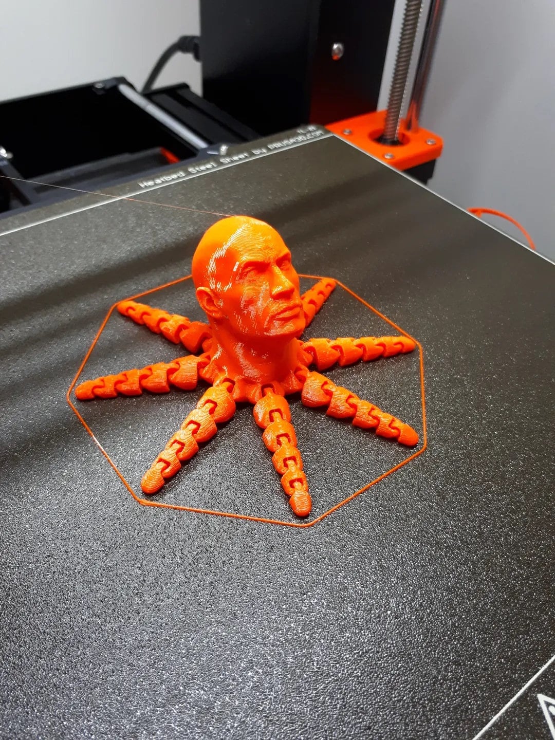 The Rock Octopus 3d Printed Articulated the Rocktopus 3D Print Fidget ...