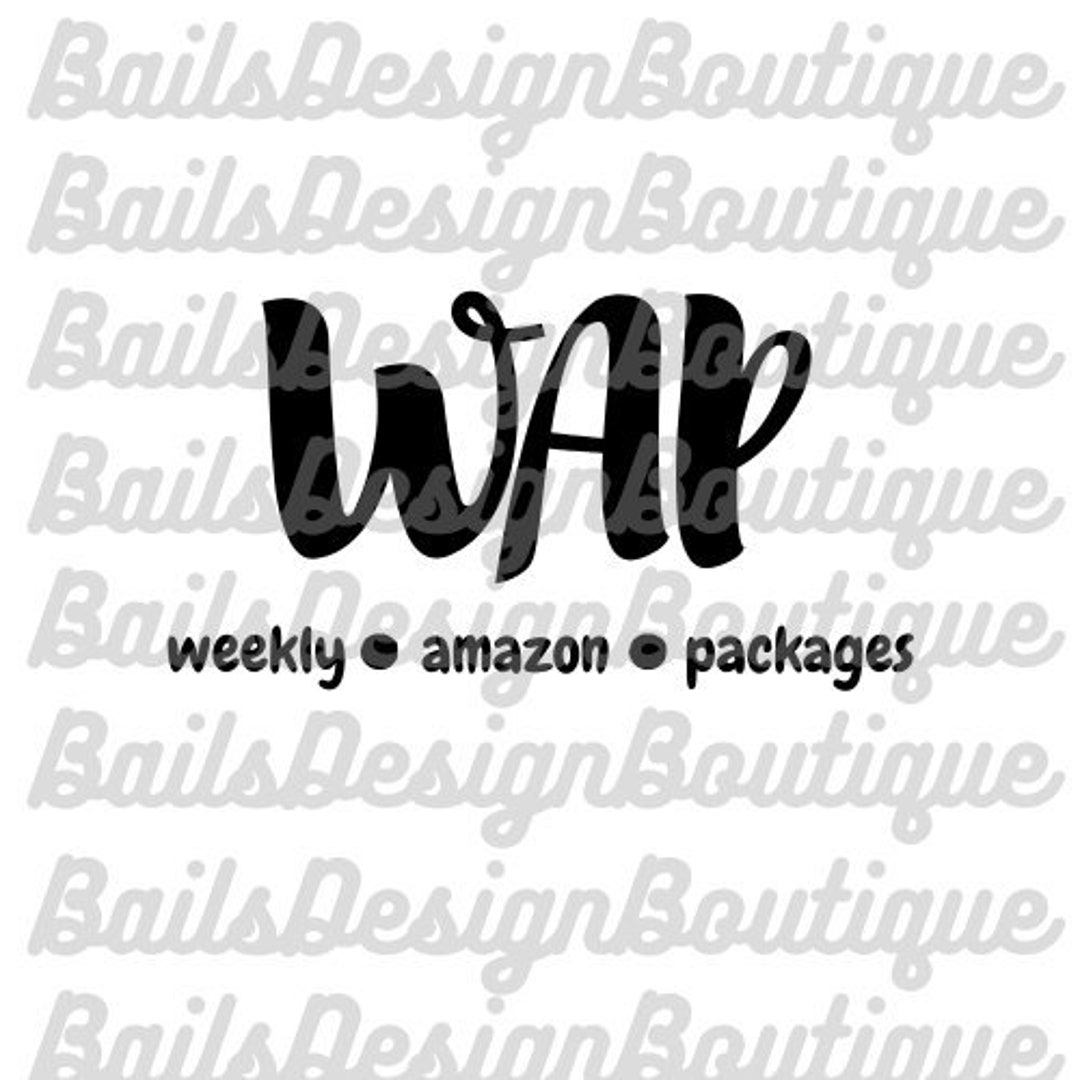 Wap Weekly Amazon Packages Png Etsy