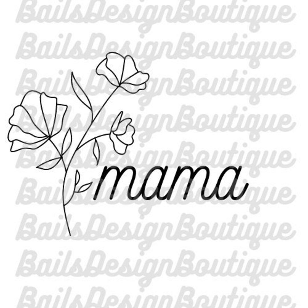 Minimalist Mama PNG - Etsy