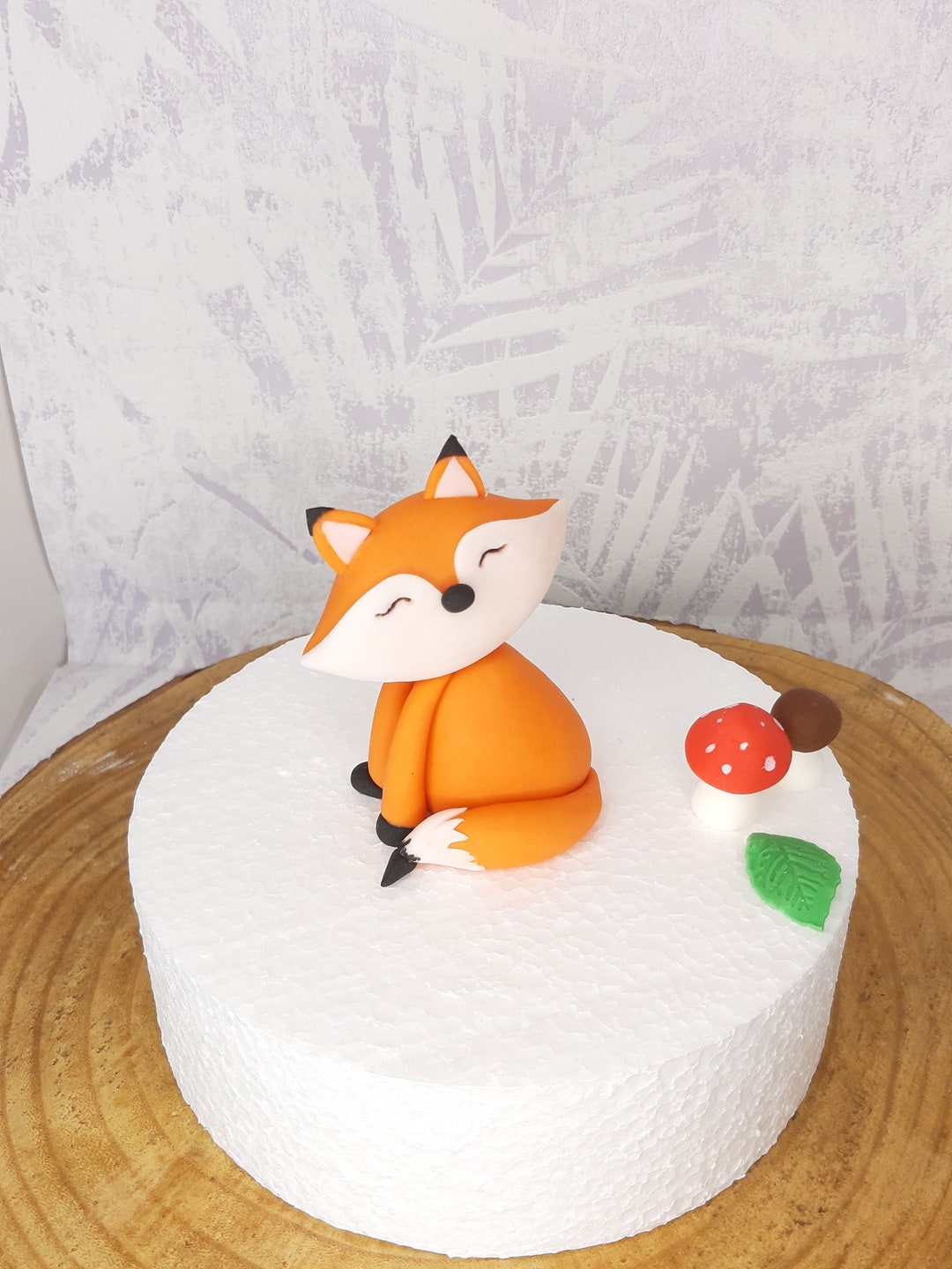 Cake Decoration: Forest Animals Fox Made of Fondant - Etsy