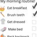 Printable Morning Routine Sheet - Etsy
