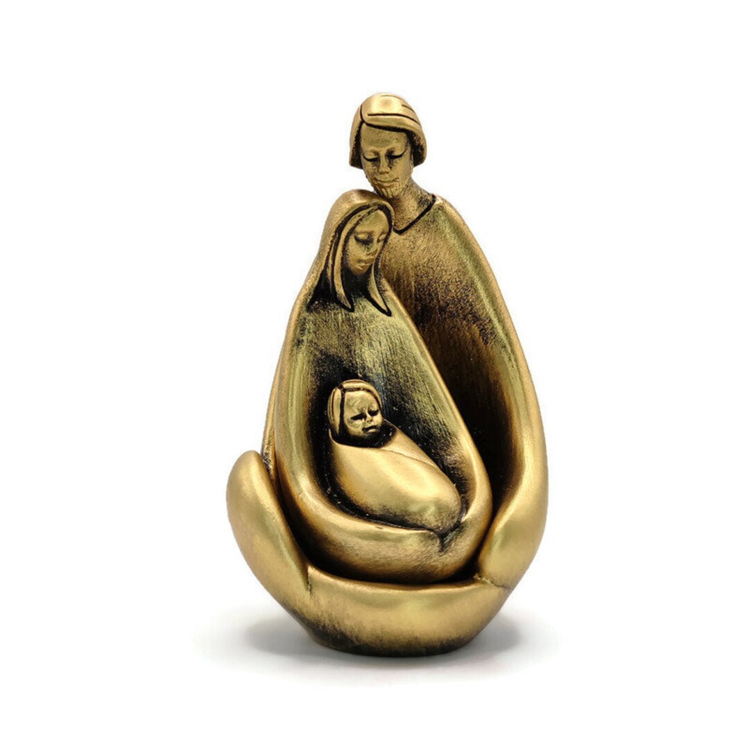 Hand-painted Golden Nativity - Celebrate Christmas With Unique Artistry ...