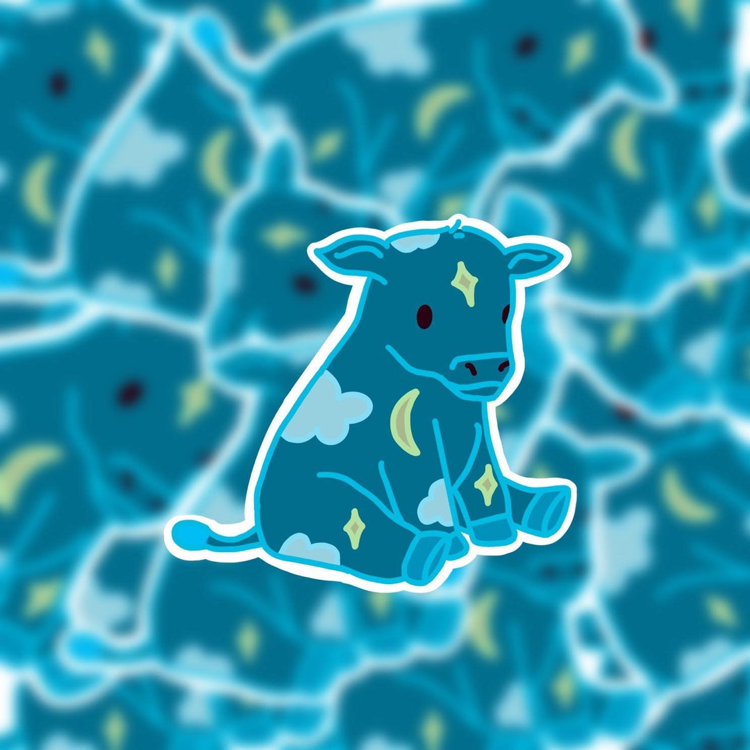 Cow Stickers Sky Cows Stickers Bundle - Etsy