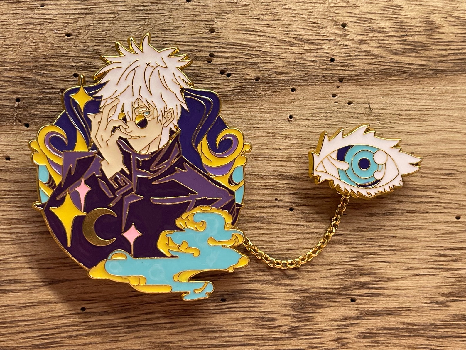 Jujutsu Kaisen Gojo Enamel Pin Anime Pin | Etsy