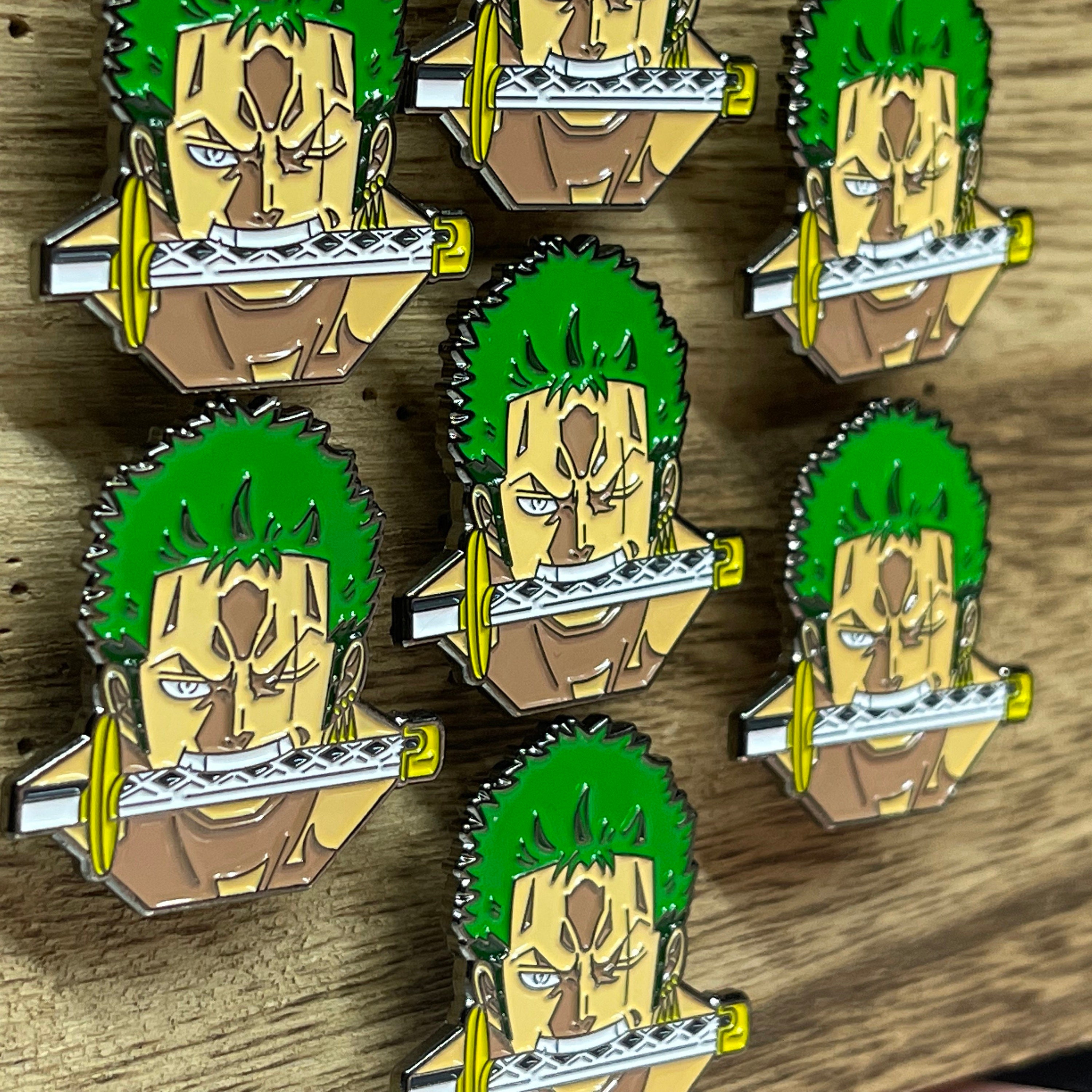 One Piece Anime Pin Zoro Enamel Pin | Etsy