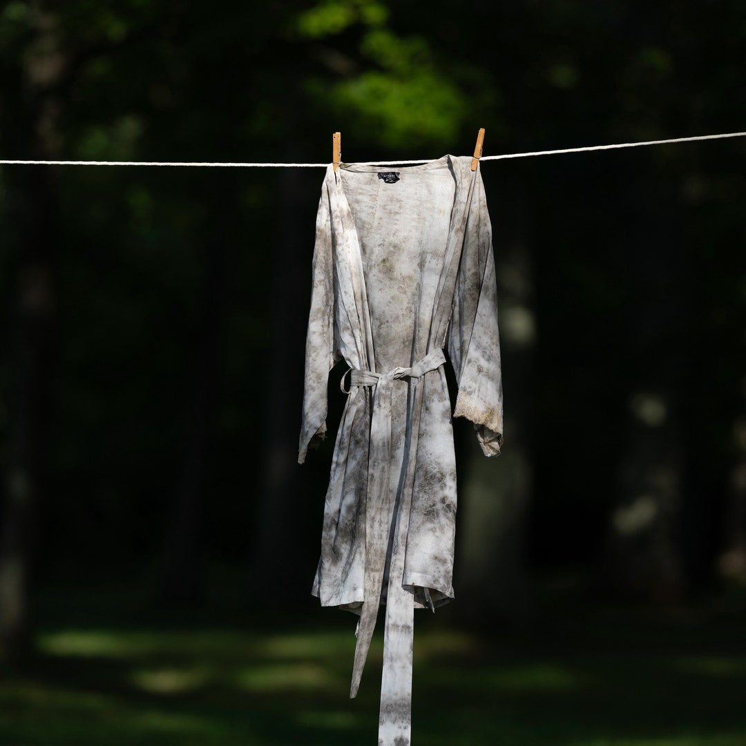 Upcycled Naturally Dyed Cotton Robe One of a Kind Size Medium - Etsy