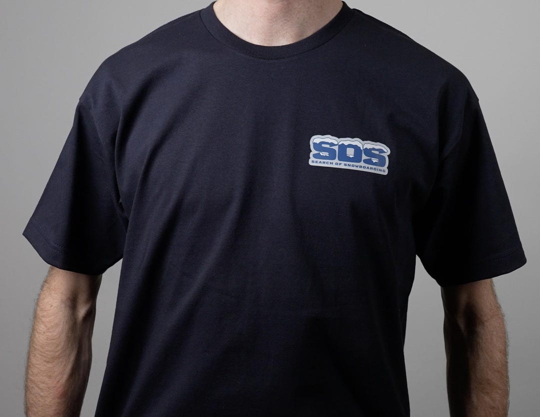 SOS Logo Navy T-shirt - Etsy