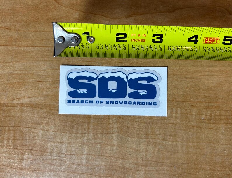 Small SOS Logo Sticker - Etsy