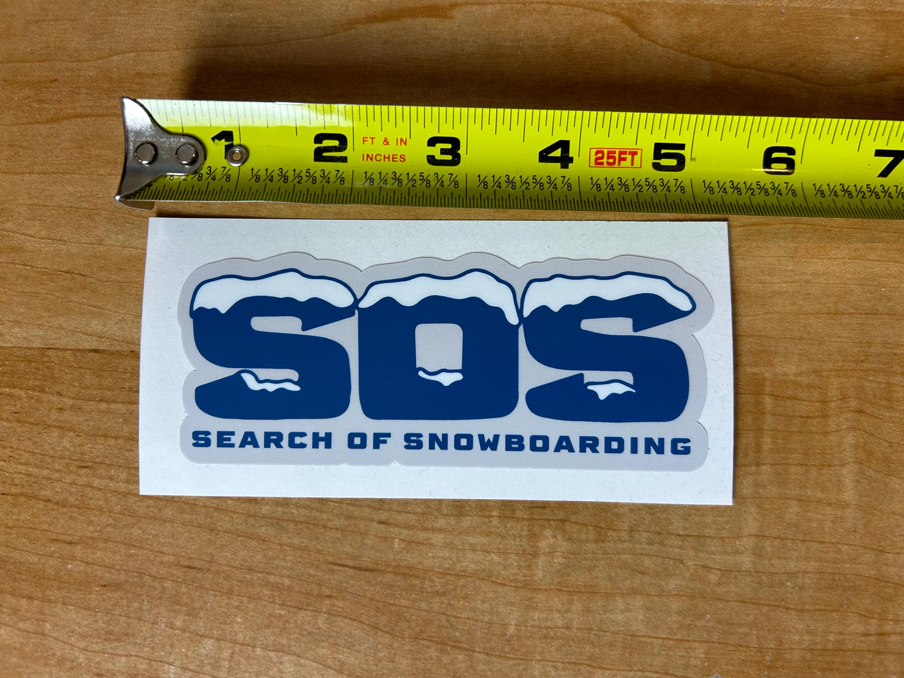 Medium SOS Logo Sticker - Etsy
