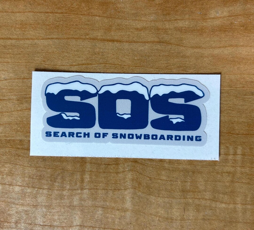Small SOS Logo Sticker - Etsy