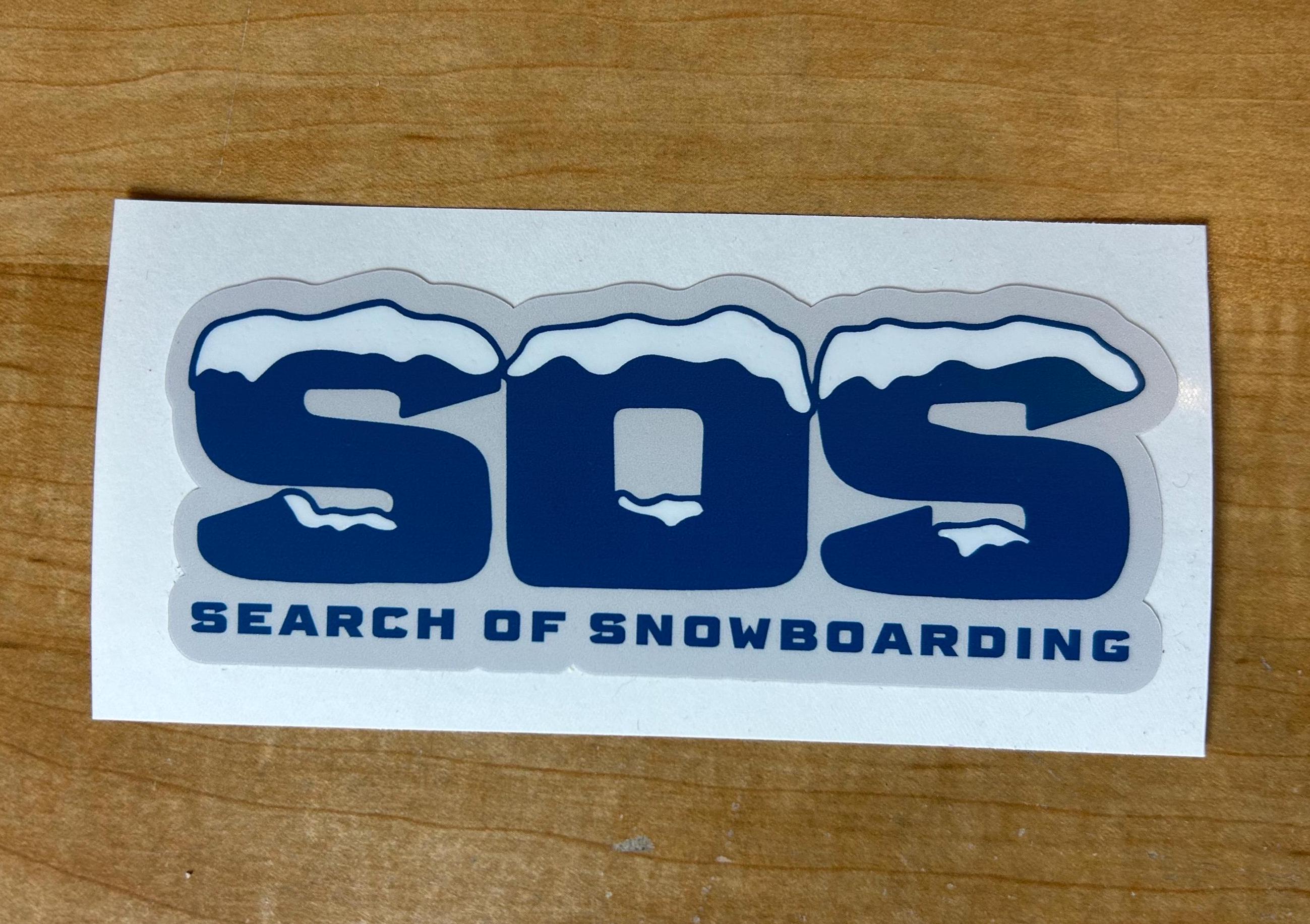 Medium SOS Logo Sticker - Etsy