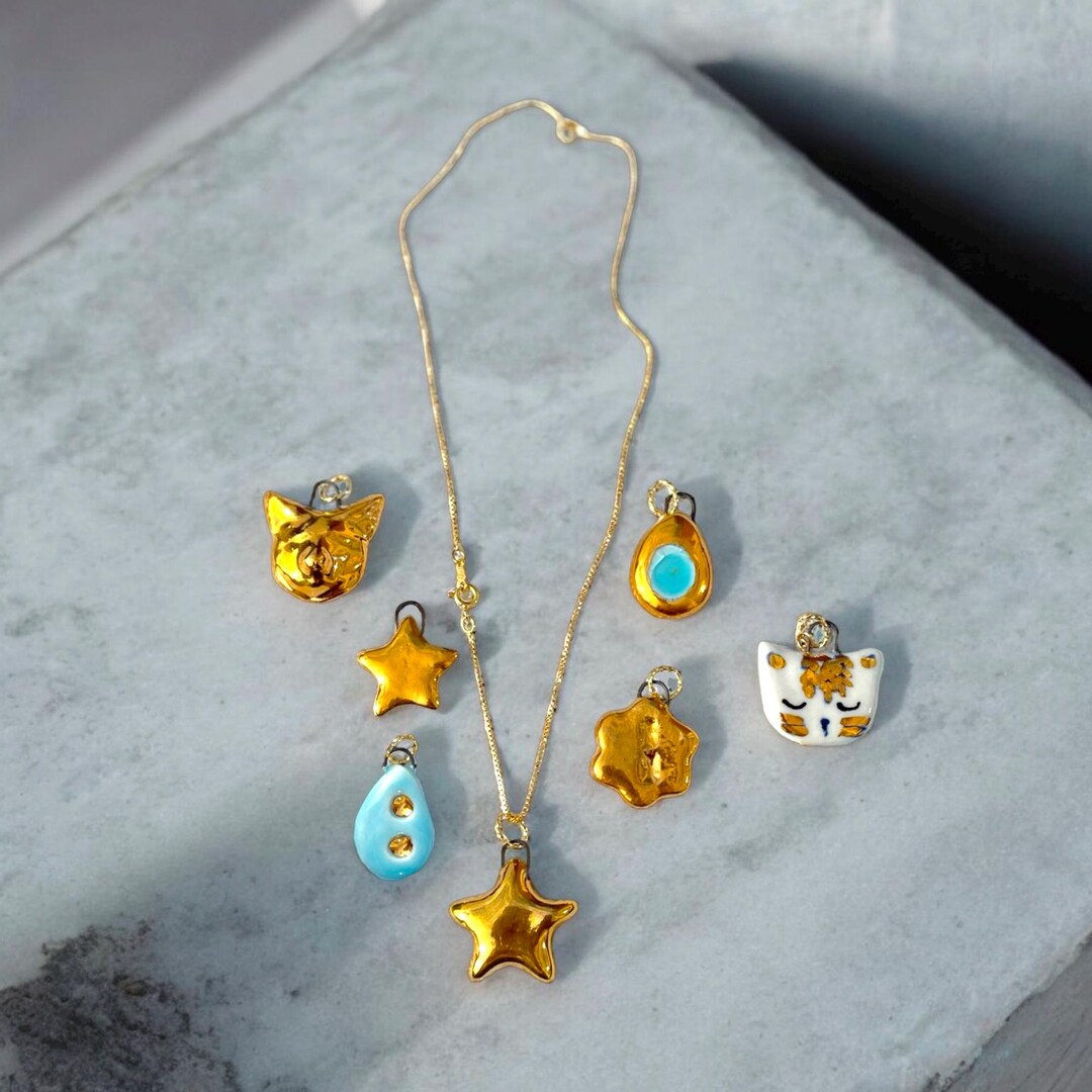 Custom Porcelain Charms, Ceramic Pendant, Ceramic Charms Bulk ...