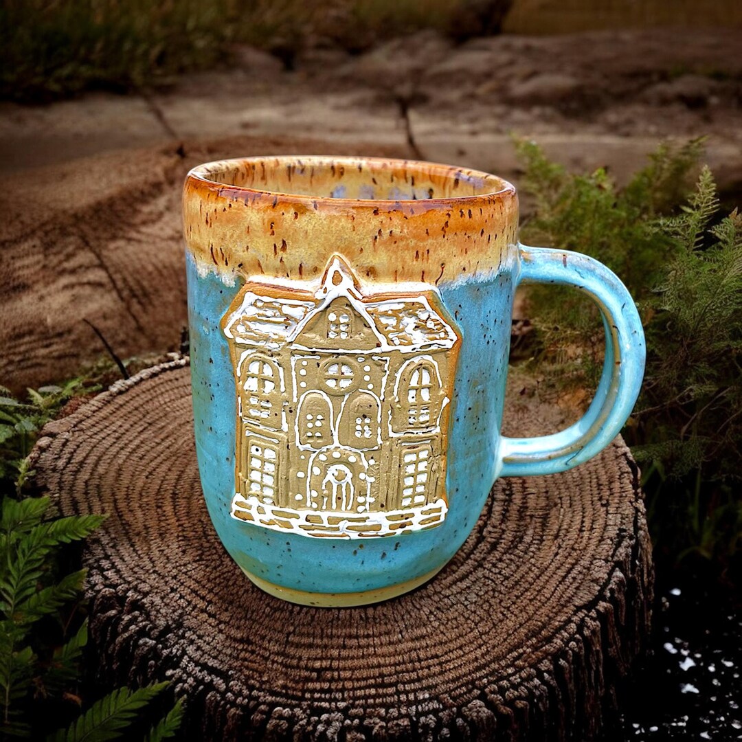 Ginger House Mug, Christmas Mug House Warming Gift, Christmas Mug ...