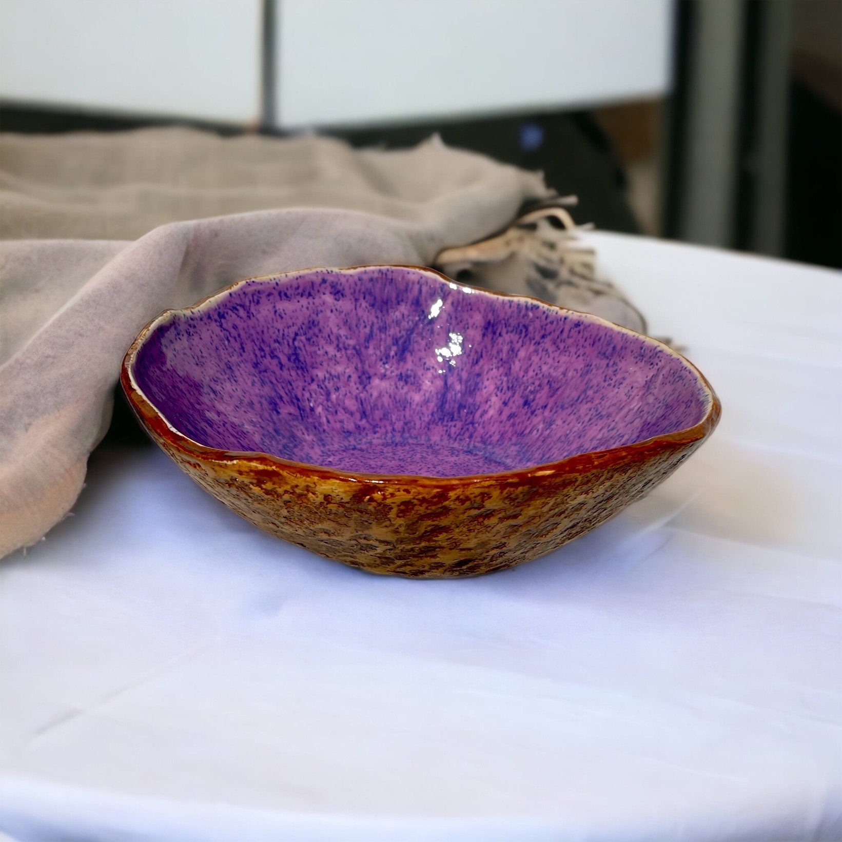 Extra Large Ceramic Bowl Organic Pottery Bowl Modern Rustic - Etsy