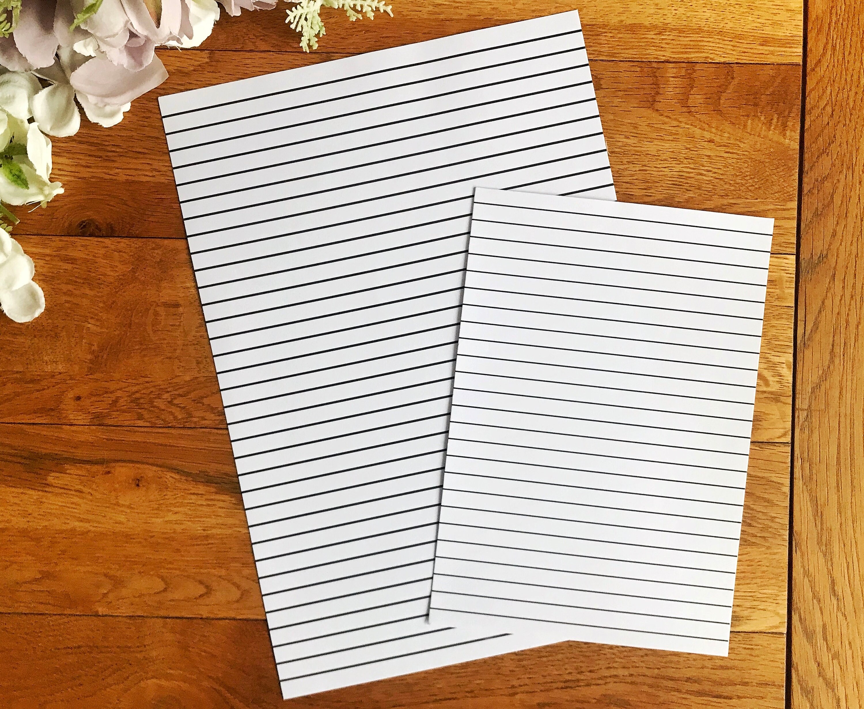 Spring Bloom Writing Paper A4 and A5 Sizes | Etsy