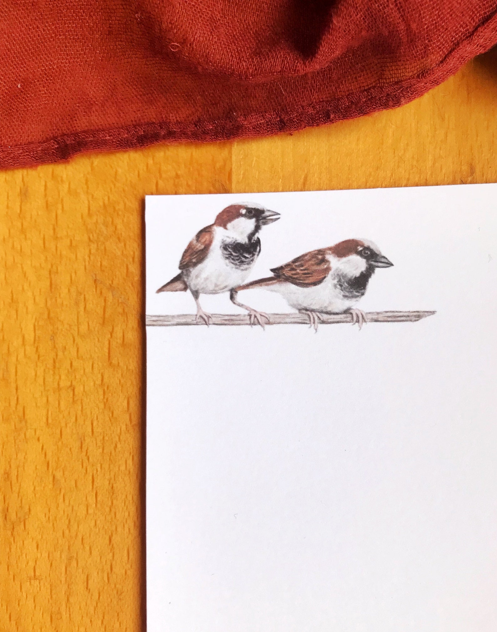 Sparrows Writing Paper A4 and A5 Sizes - Etsy Canada