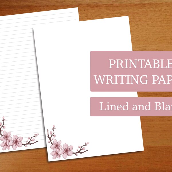 Pretty Writing Paper - Etsy