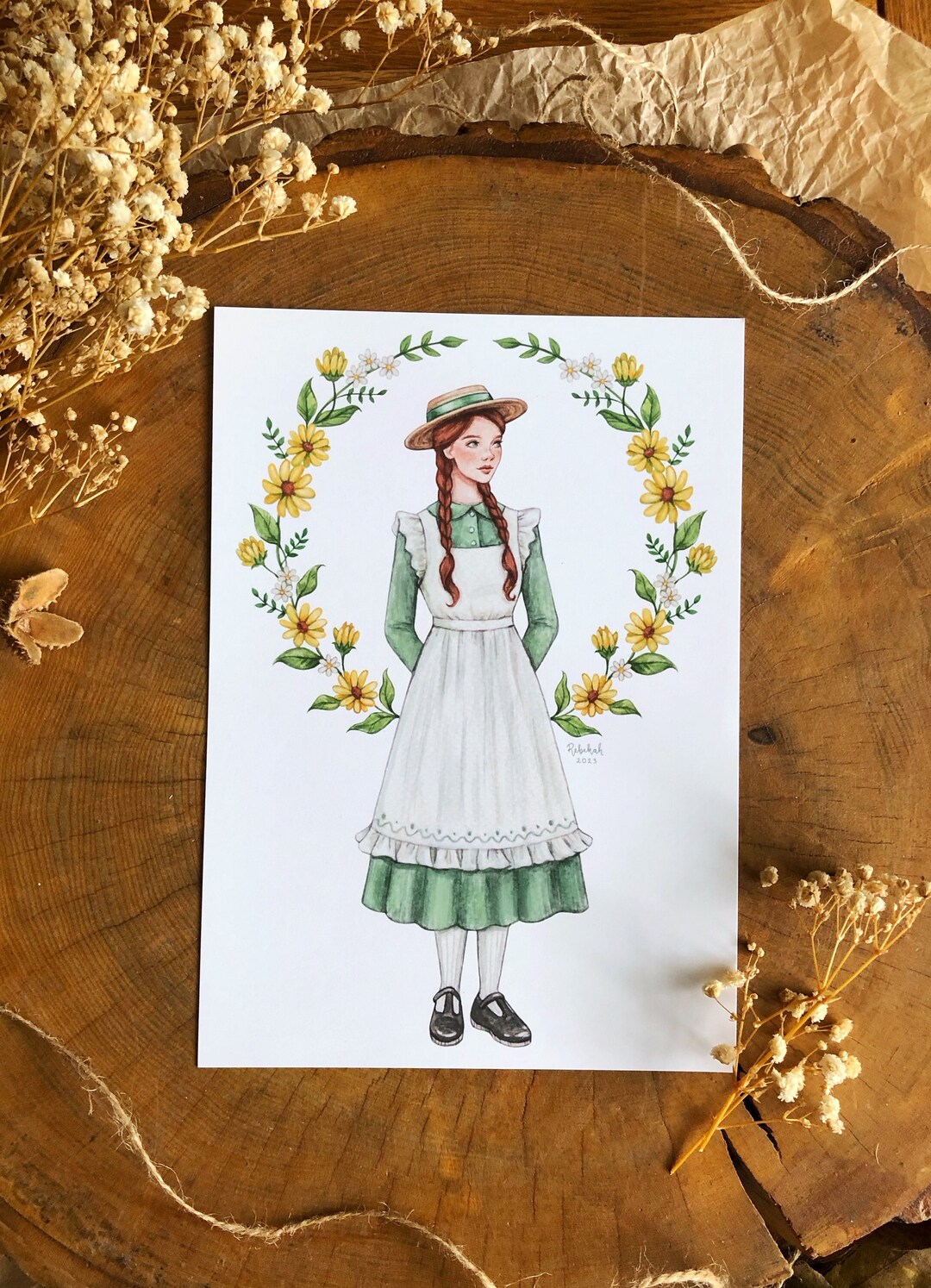 Anne Shirley Art Print - Anne of Green Gables, Anne With an E ...