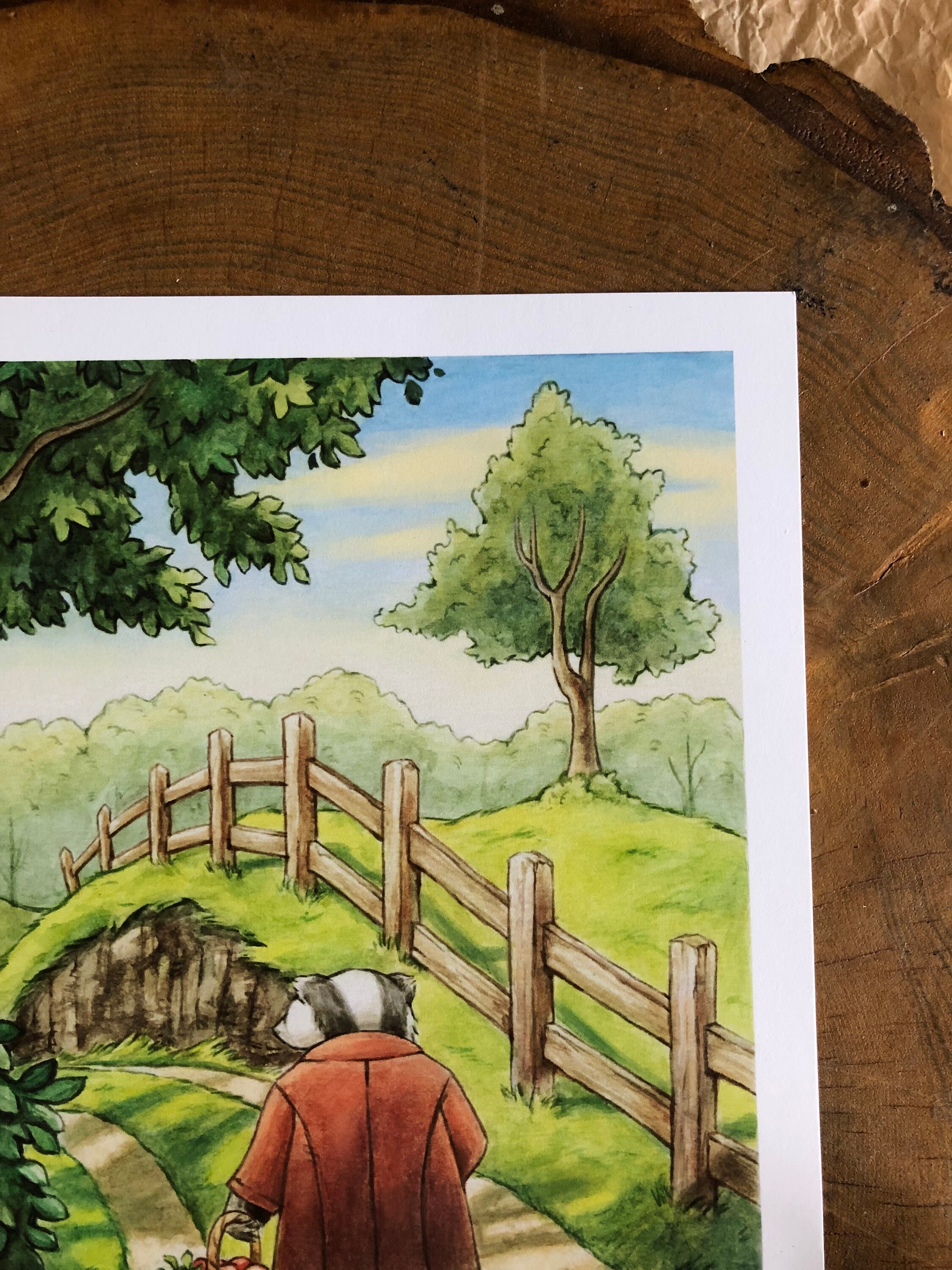 Billy Burrows Art Print Watercolour Painting Nursery Wall - Etsy