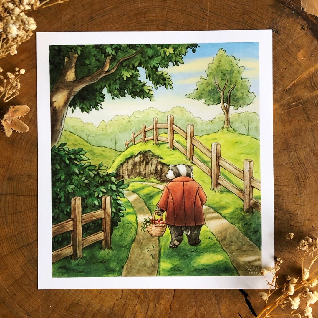 Billy Burrows Art Print - Watercolour Painting, Nursery Wall Art ...