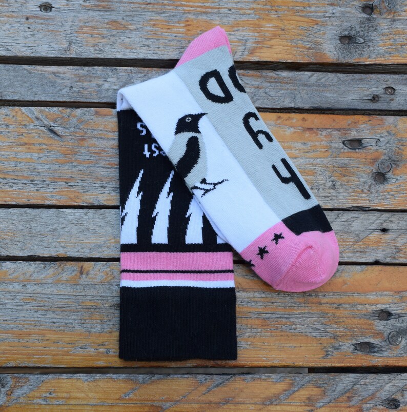Cool Crow Socks Gift Socks Custom Socks Crow Design Crow Design Socks ...