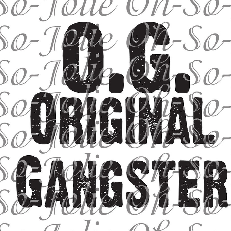 Gangster Svg - Etsy