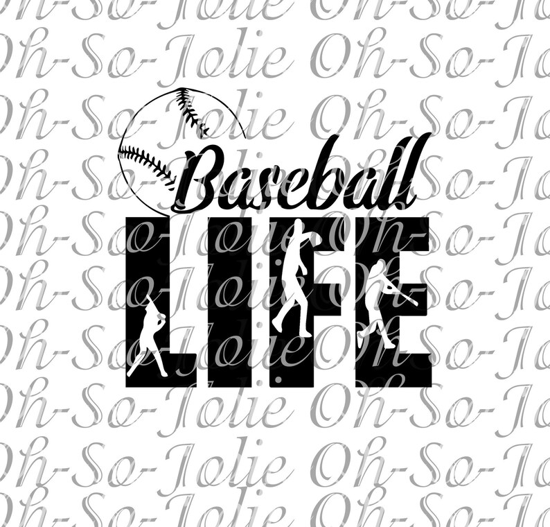 Digitale SVG, Baseball Life, SVG, pdf, png, jpg, Cricut - Etsy.de