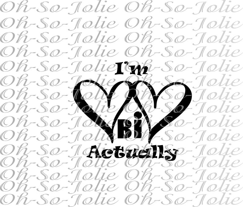 Digital SVG I'm BI Actually SVG Pdf Png Jpg Cricut - Etsy