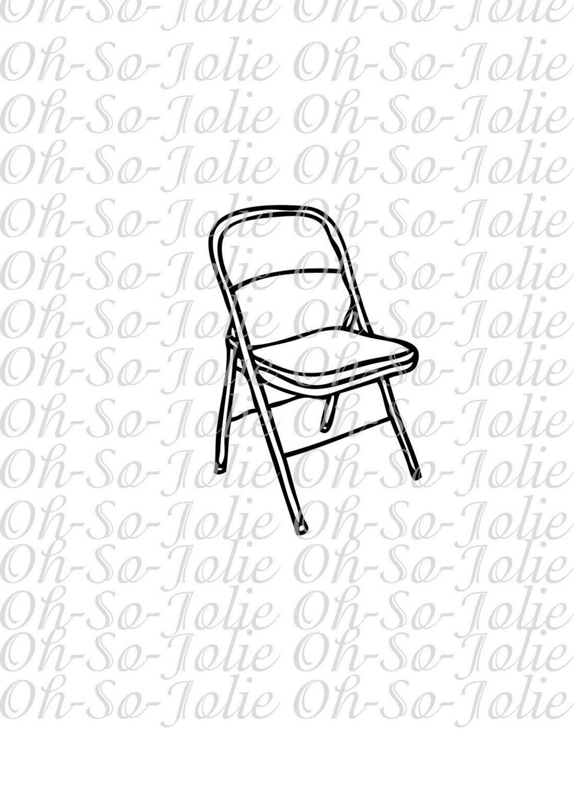 Digital SVG, Folding Chair , SVG, Pdf, Png, Jpg, Cricut - Etsy