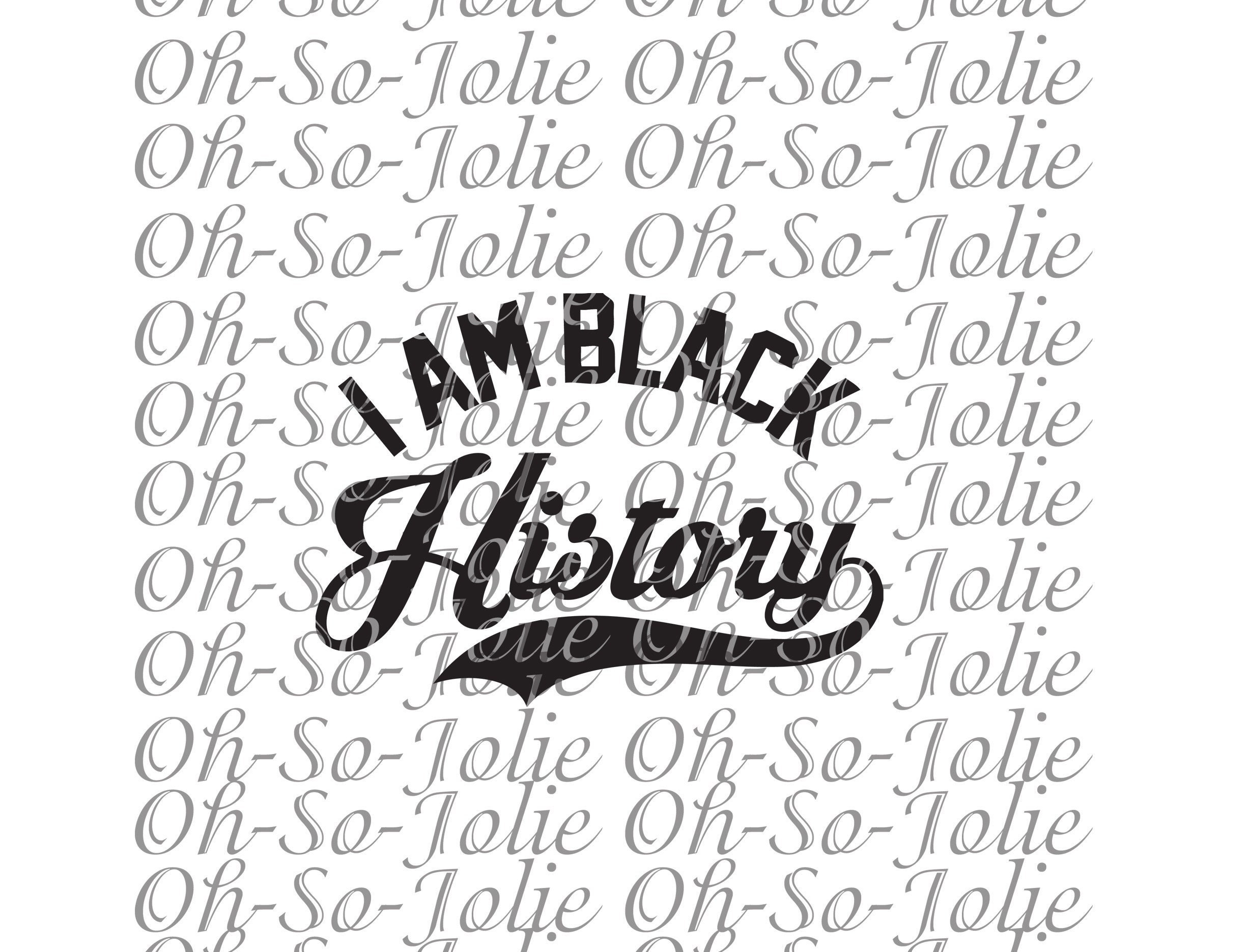 Digital Svg I Am Black History Svg Pdf Png Cricut Etsy