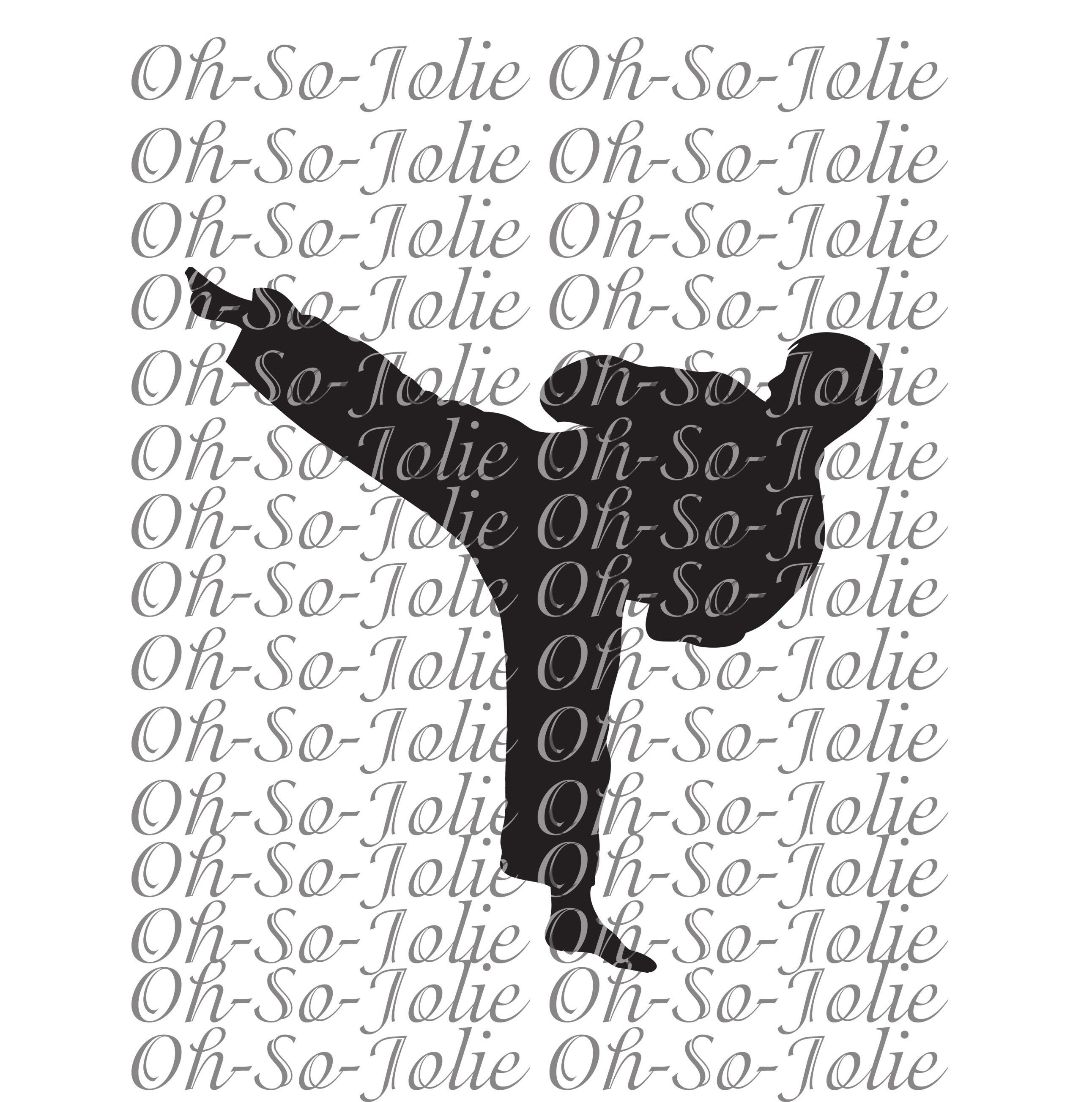 Digital SVG, Karate , SVG, Pdf, Png, Jpg, Cricut - Etsy