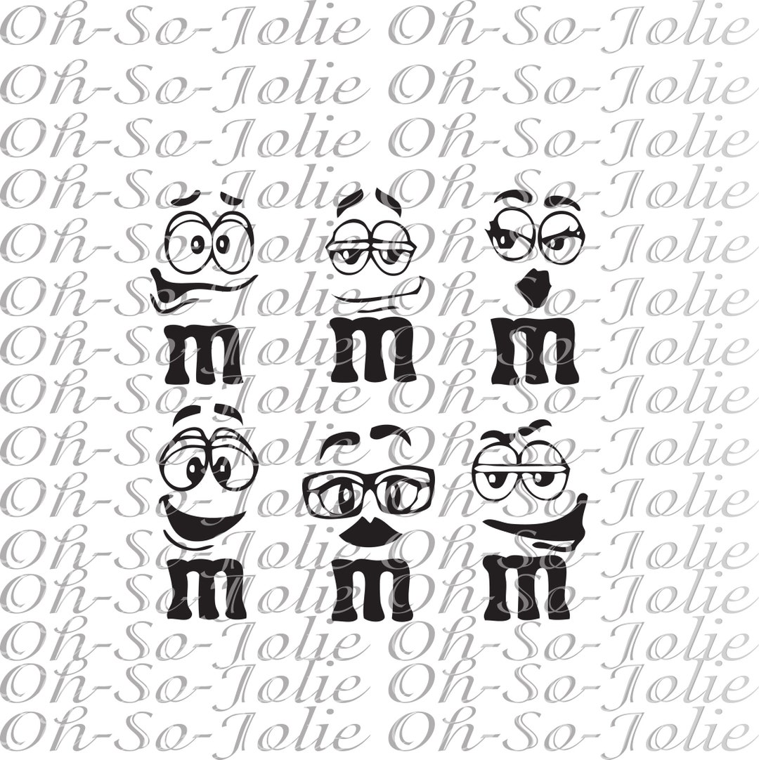 Digital SVG, Faces , SVG, Pdf, Png, Jpg, Cricut - Etsy