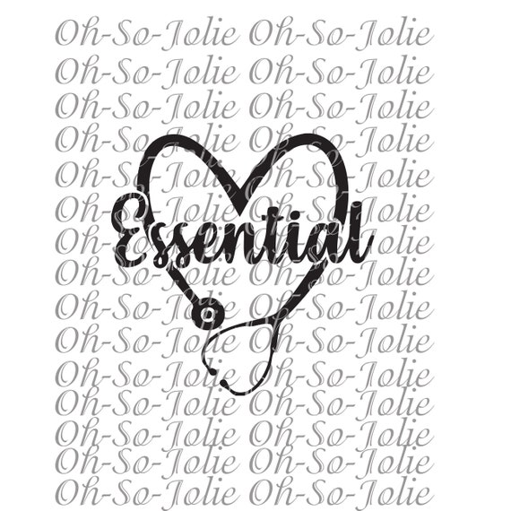 Digital SVG Essential SVG Pdf Png Jpg Cricut - Etsy