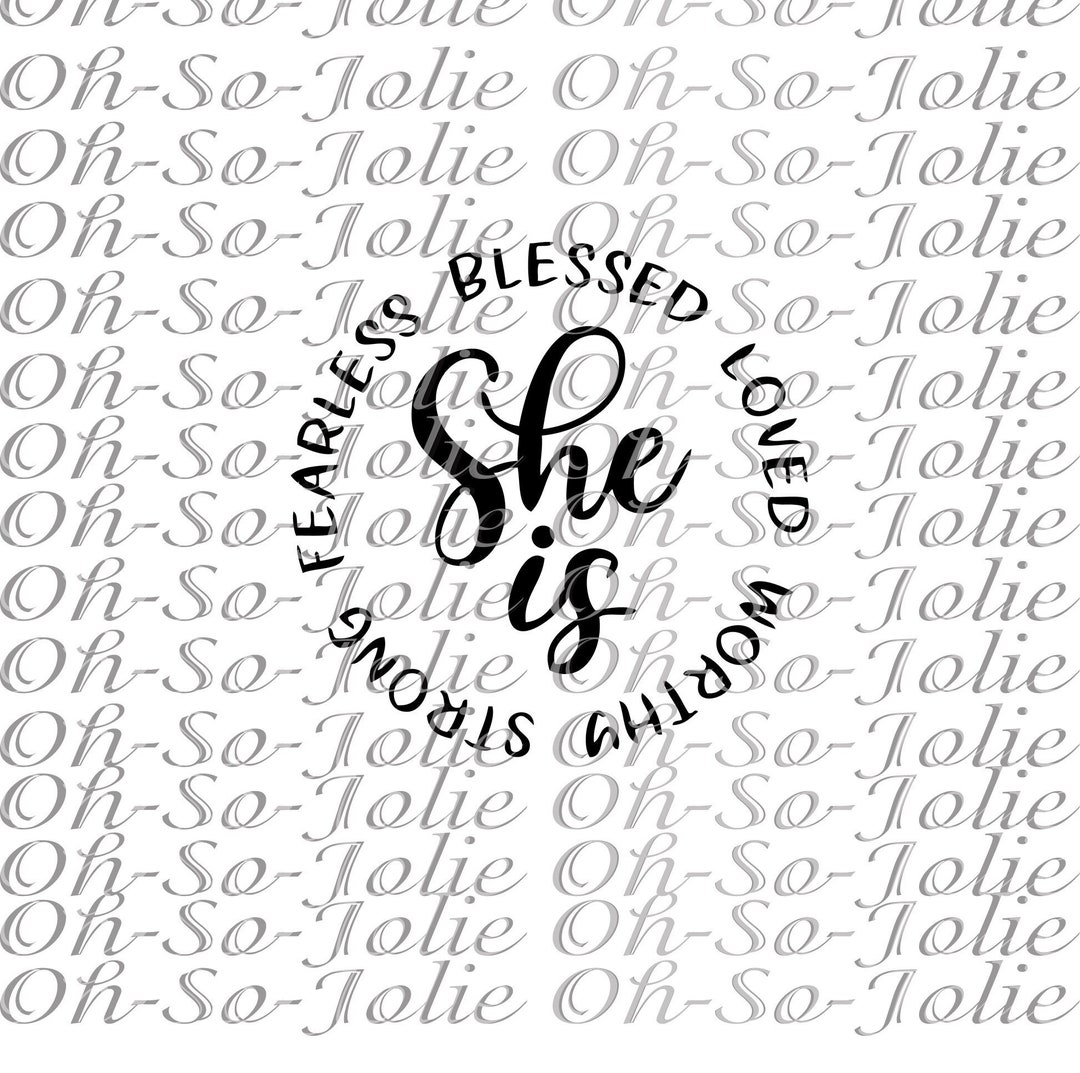 Digital SVG, She is , SVG, Pdf, Png, Jpg, Cricut - Etsy
