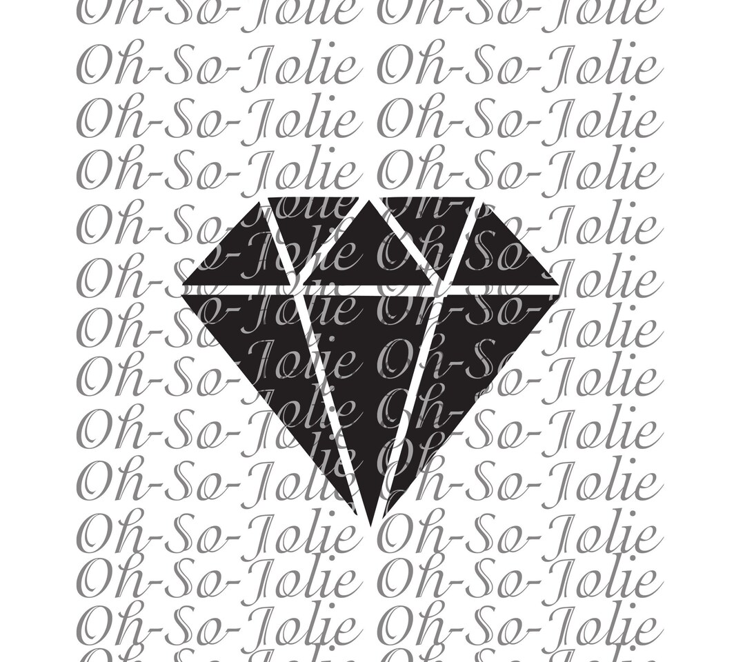 Digital SVG, Diamond , SVG, Pdf, Png, Jpg, Cricut - Etsy