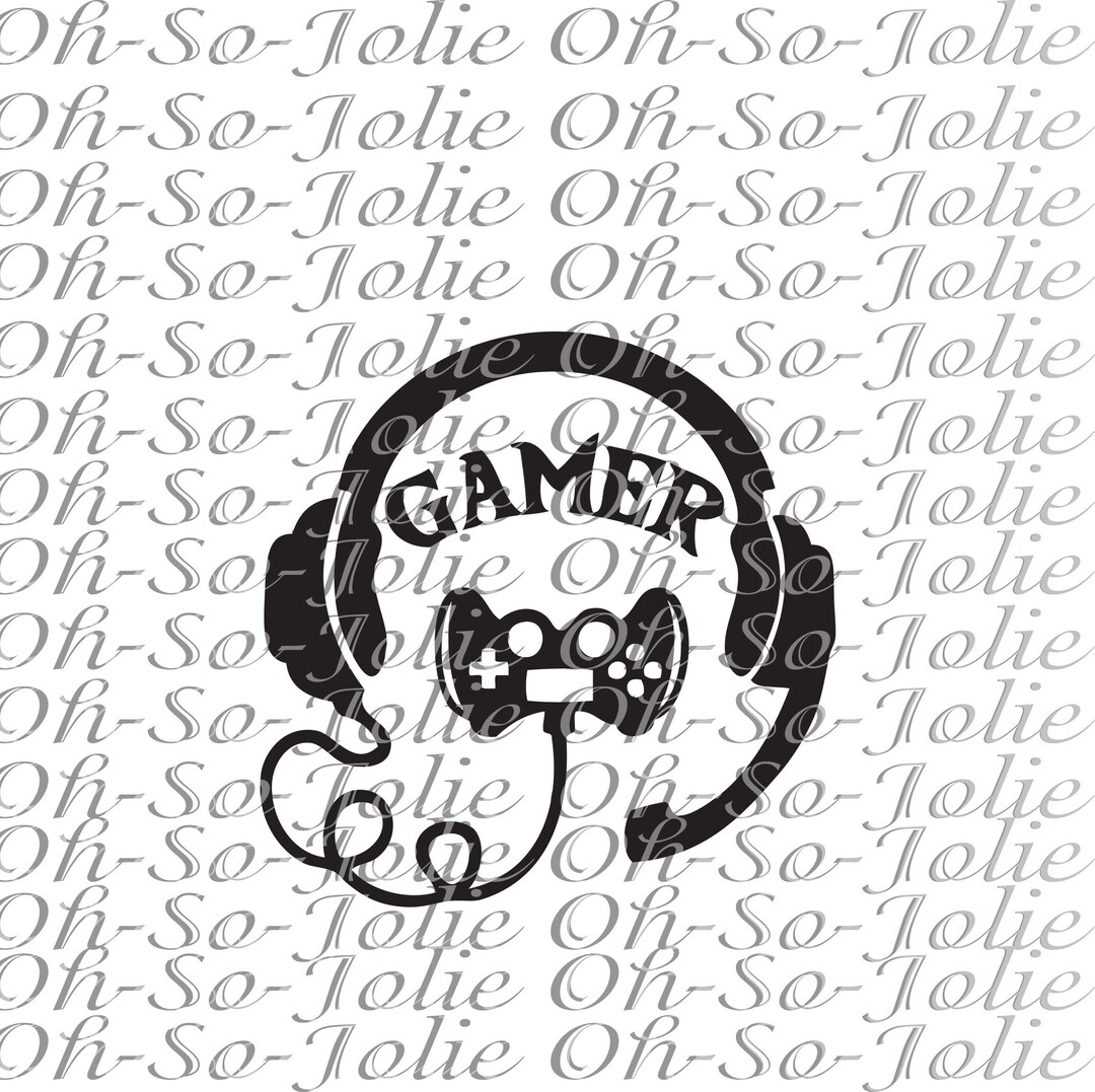 Digital SVG, Gamer , SVG, Pdf, Png, Jpg, Cricut - Etsy