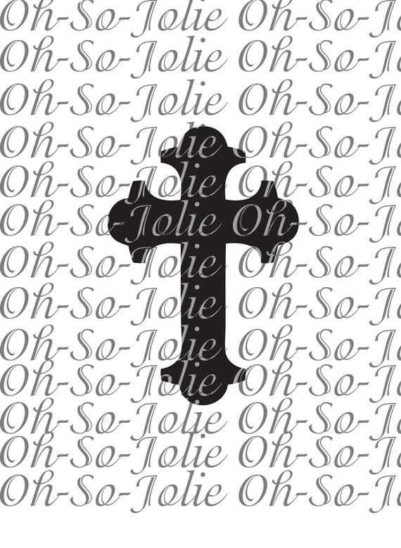 Digital SVG Cross Christianity SVG Pdf Png Jpg Cricut | Etsy
