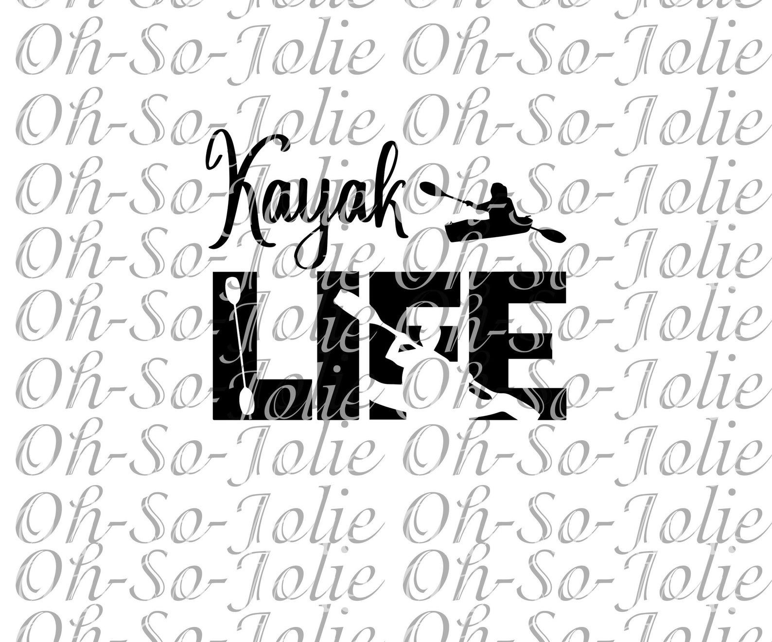 Digital SVG, Kayak Life , SVG, Pdf, Png, Jpg, Cricut - Etsy