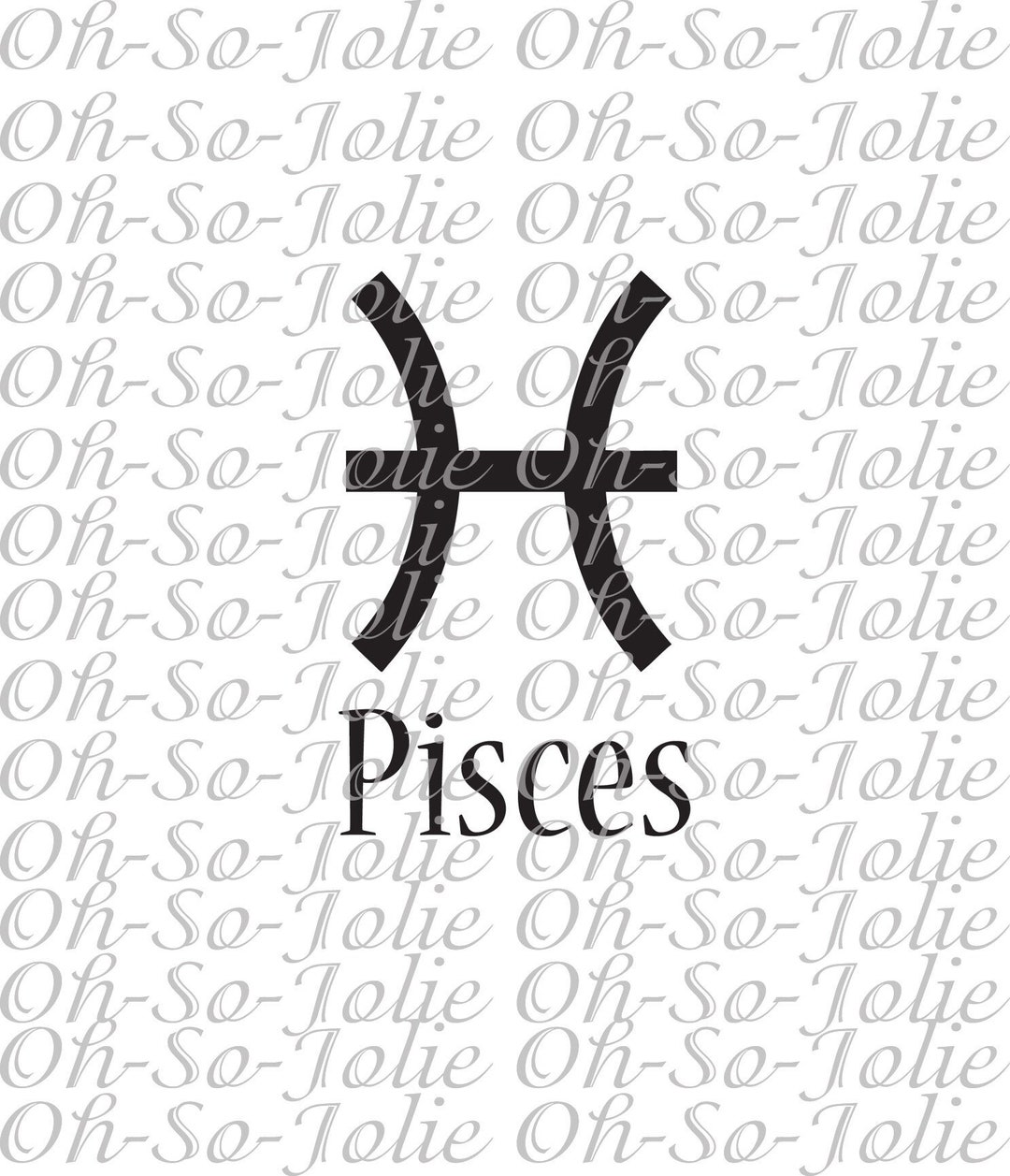 Digital SVG, Pisces , SVG, Pdf, Png, Jpg, Cricut - Etsy