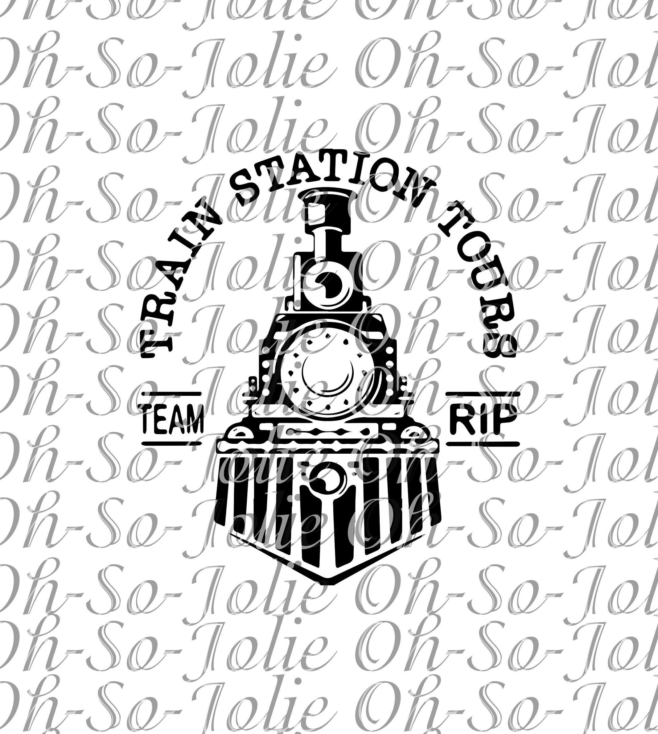 Digital SVG, Train Station Tours , SVG, Pdf, Png, Jpg, Cricut - Etsy
