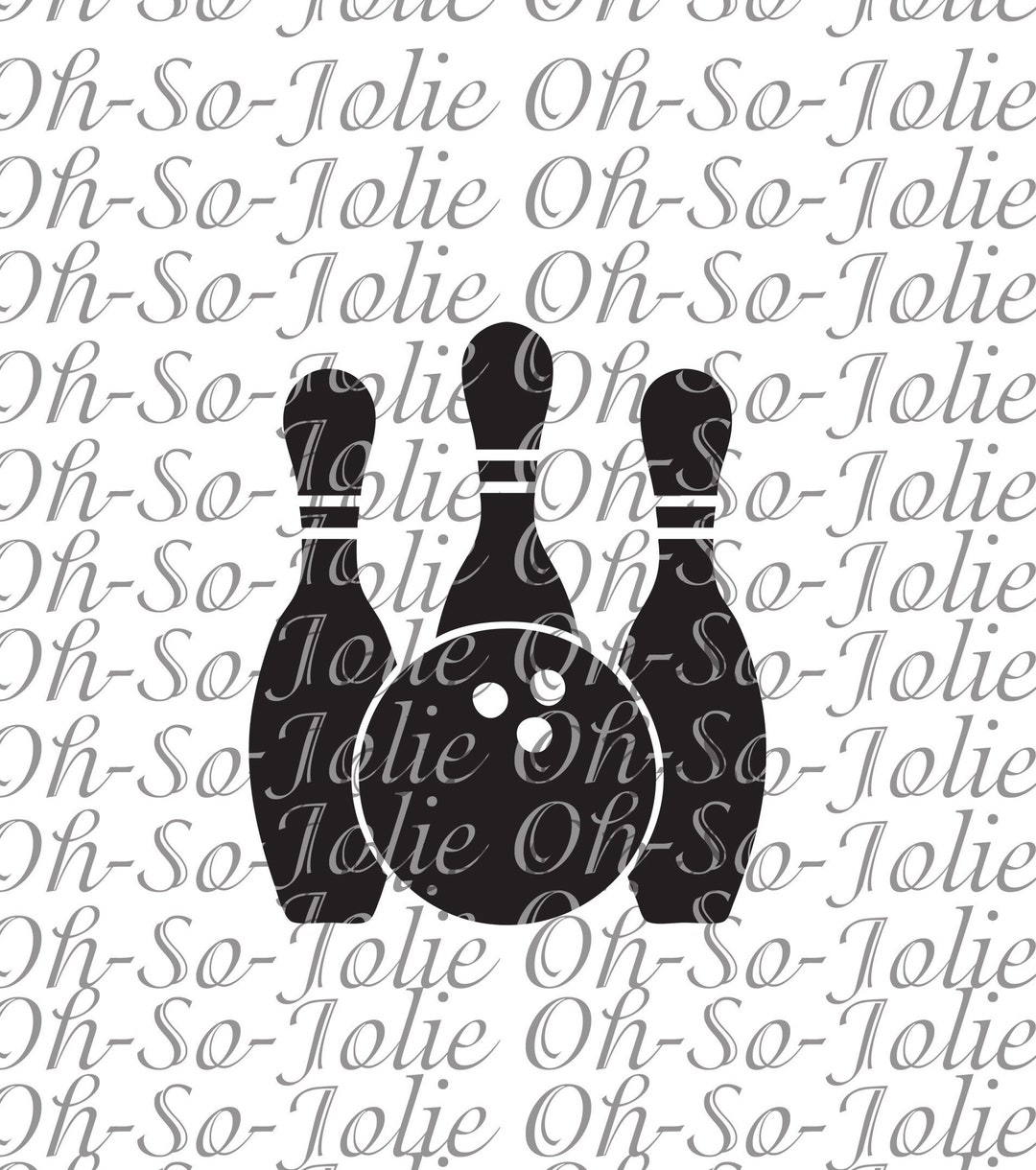 Digital SVG, Bowling , SVG, Pdf, Png, Jpg, Cricut - Etsy