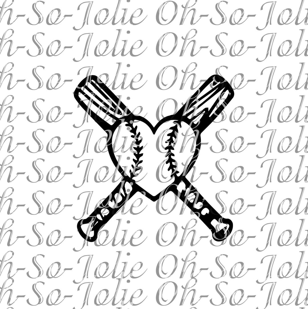 Digital SVG, Baseball Heart , SVG, Pdf, Png, Jpg, Cricut - Etsy