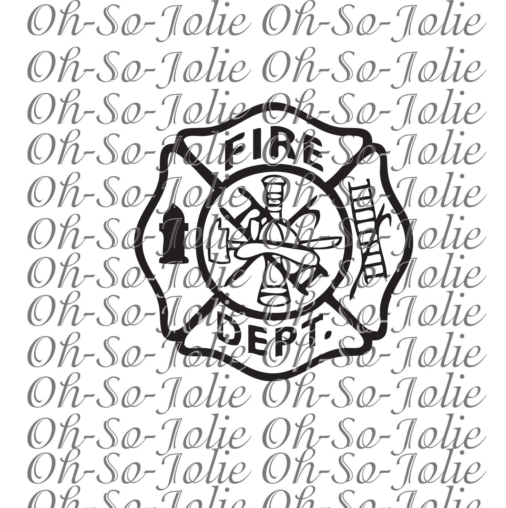 Digital SVG Firefighter firefighter Badge SVG Pdf Png - Etsy