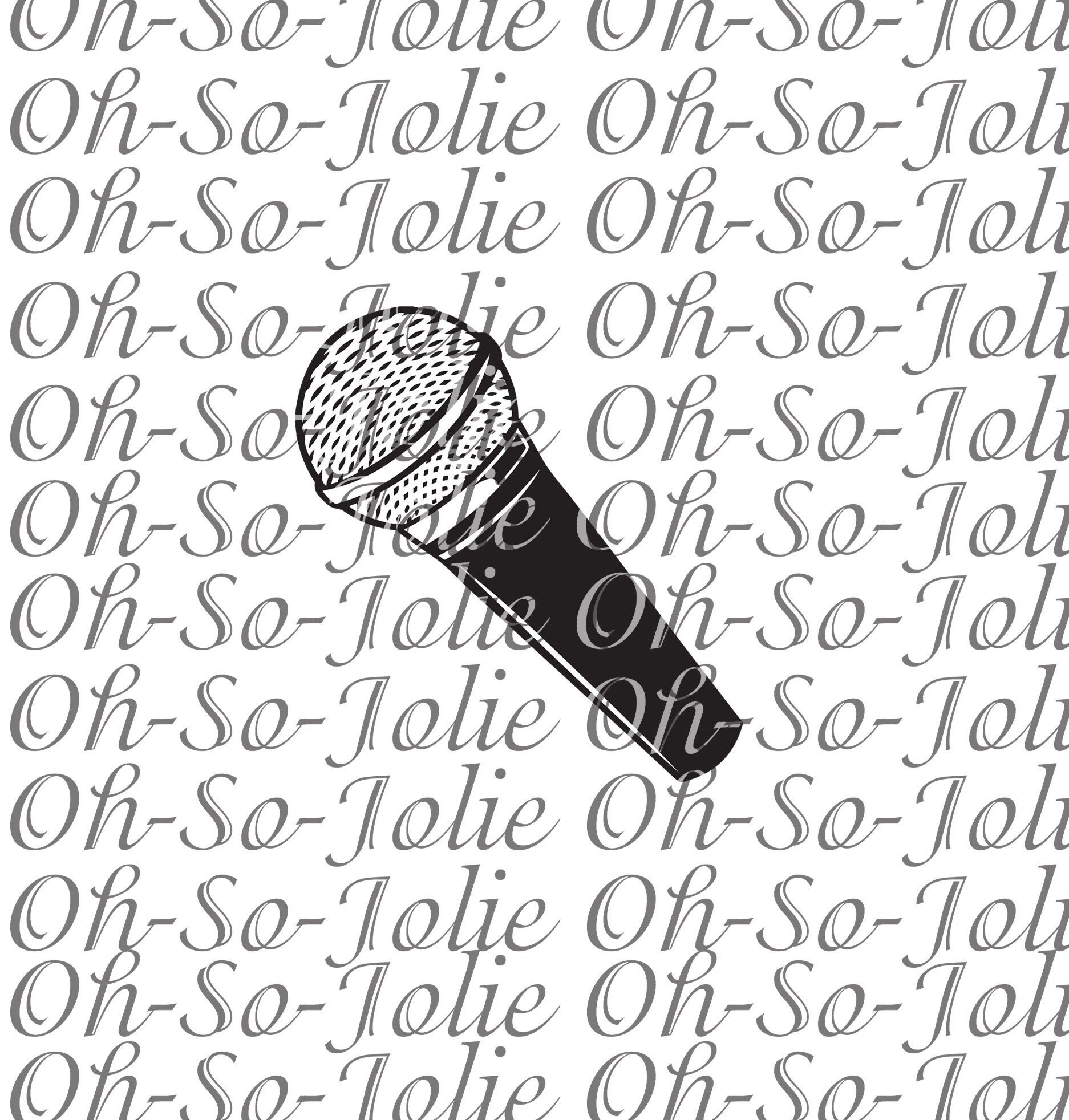 Digital SVG Microphone Singing SVG Pdf Png Jpg Cricut - Etsy