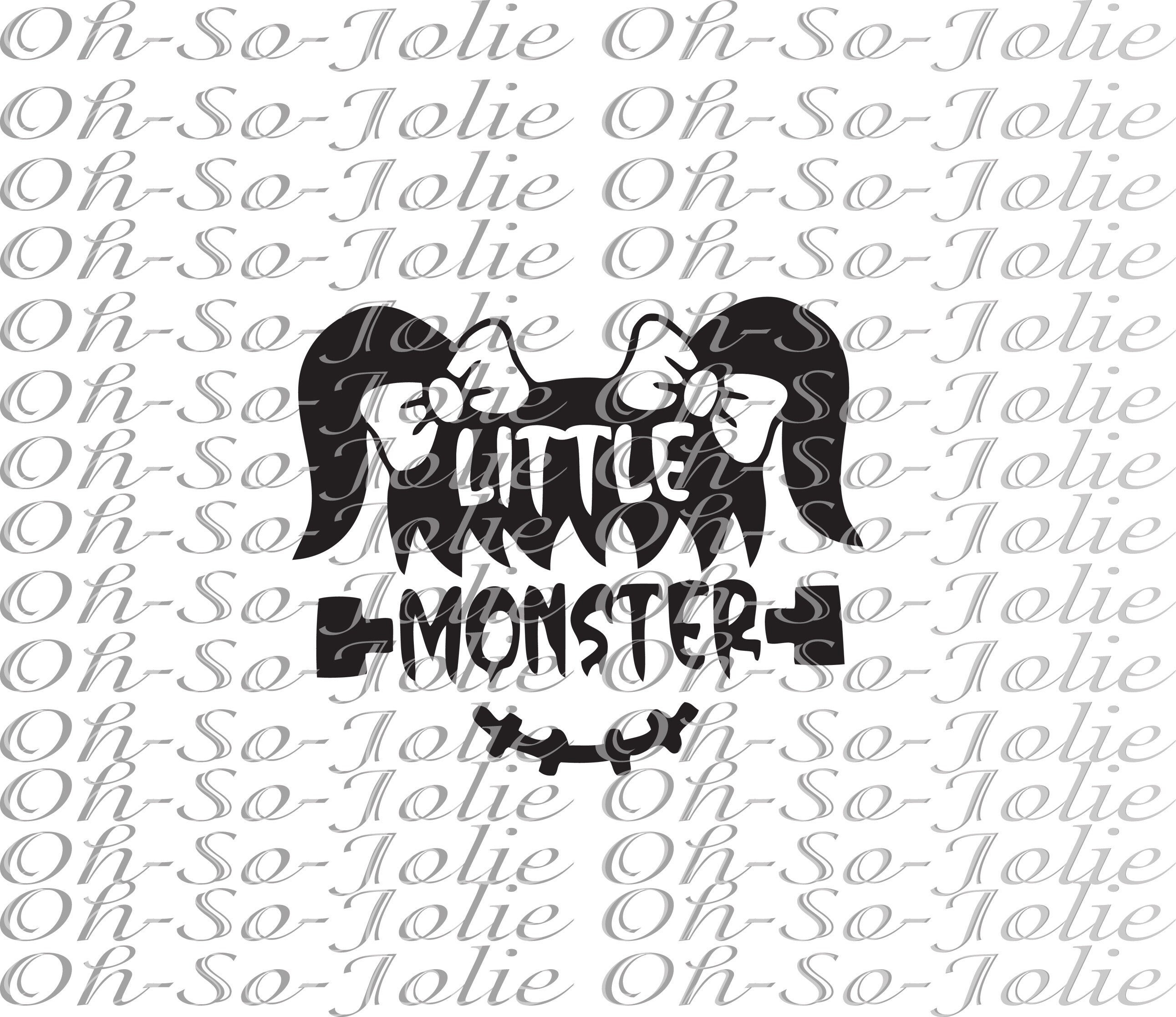Digital SVG, Little Girl Monster , SVG, Pdf, Png, Jpg, Cricut - Etsy