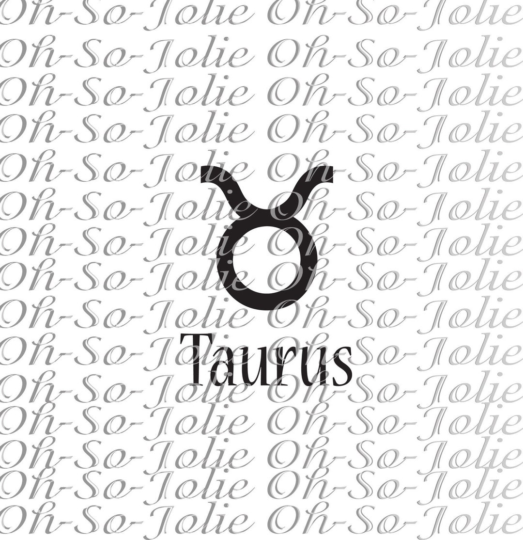 Digital SVG, Taurus , SVG, Pdf, Png, Jpg, Cricut - Etsy