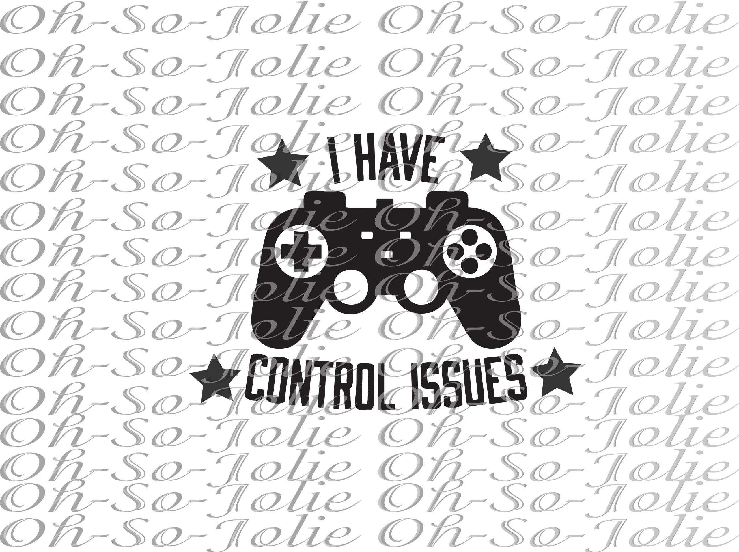 Digital SVG, I Have Control Issues, SVG, Pdf, Png, Jpg, Cricut - Etsy
