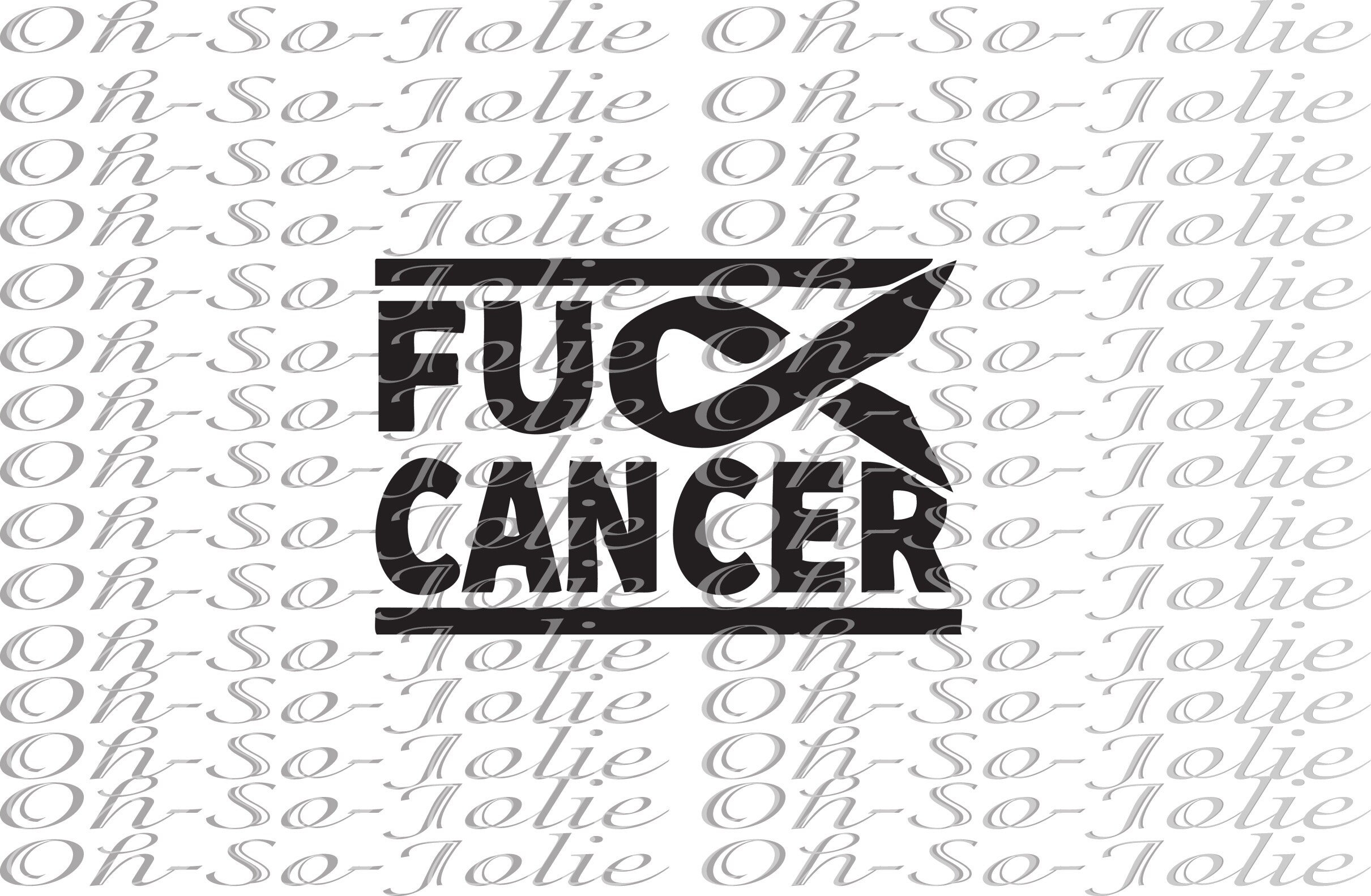 Digital SVG, F-cancer , SVG, Pdf, Png, Jpg, Cricut - Etsy