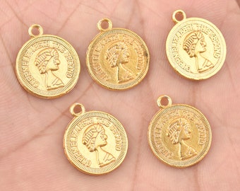 Coin Charm | Etsy